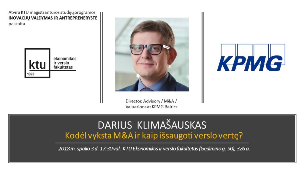 Kodėl vyksta M&A ir kaip išsaugoti verslo vertę? - Ekonomikos ir verslo ...